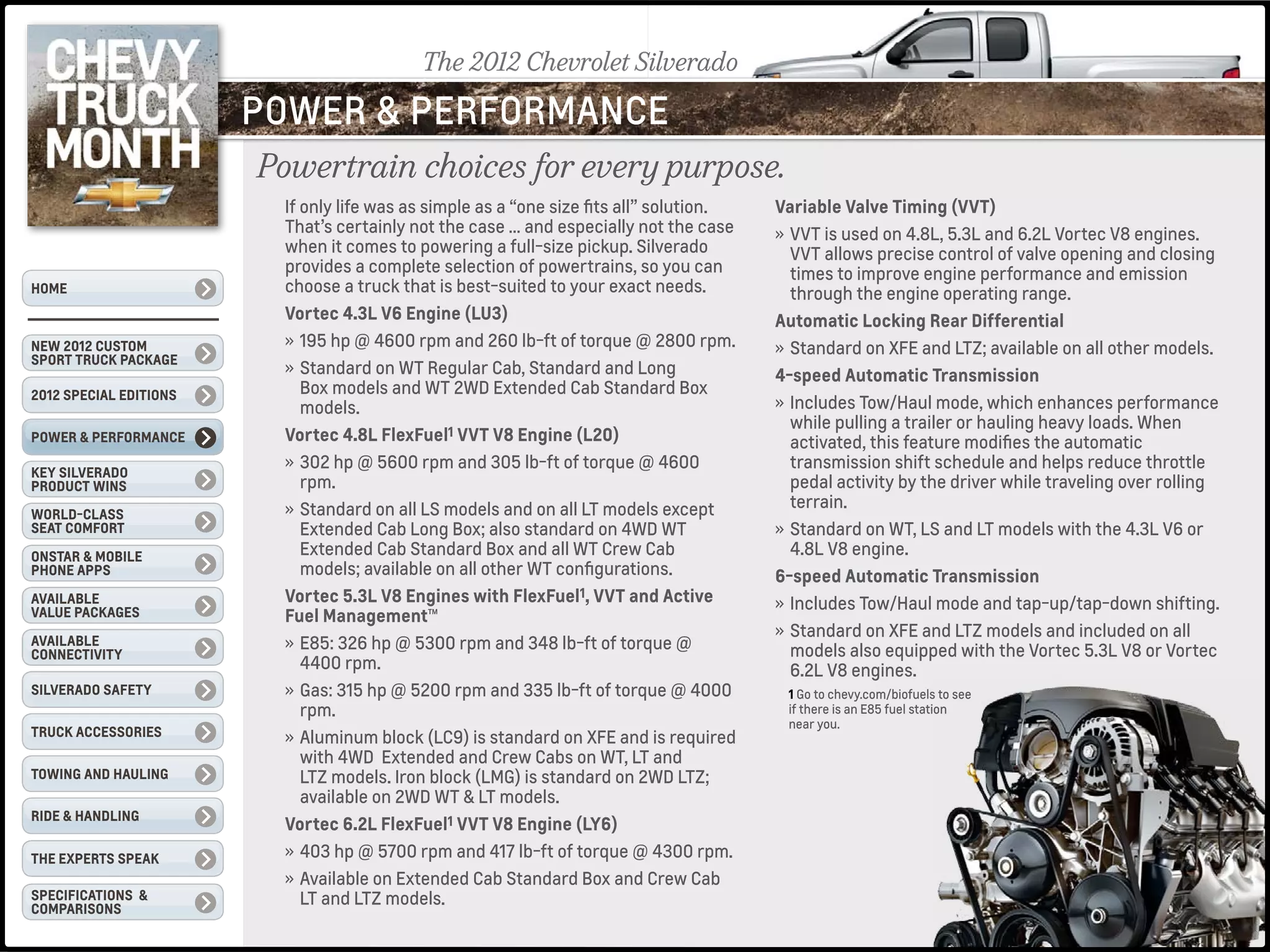 Chevy truck month product facts | PDF | Performance Cars | Auto Type