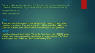 Chewable tablet | PPTX