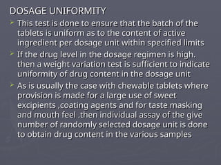 CHEWABLE TABLETS,formulation factors and various types of chewable ...