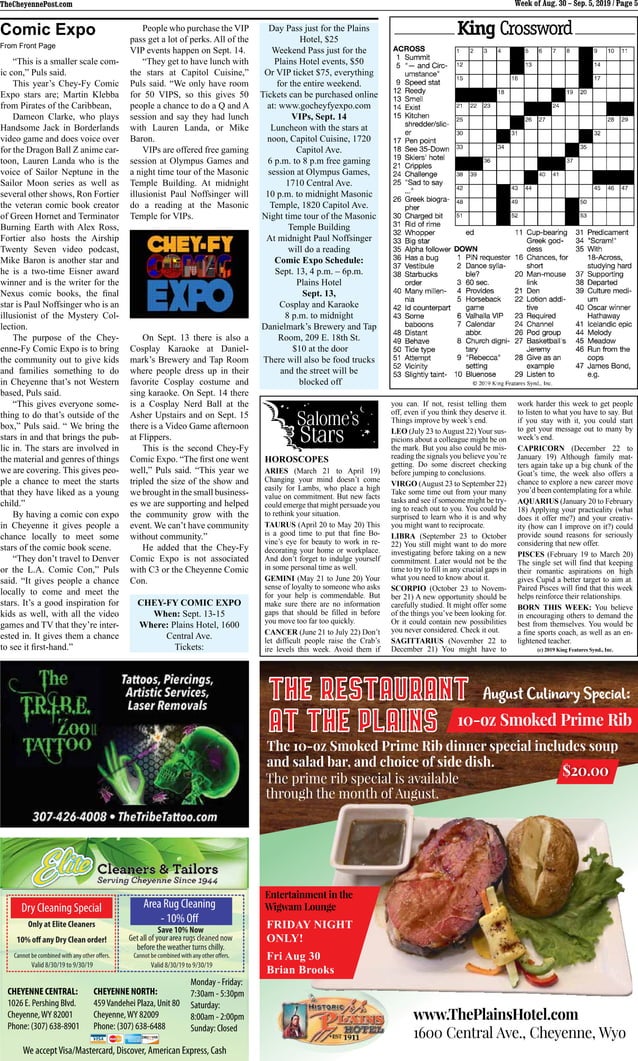 The Cheyenne Post - Volume 1 Issue 8 | PDF