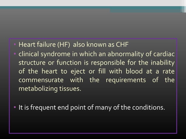 congestive heart failure | PPT | Lung and Respiratory Health | Diseases ...