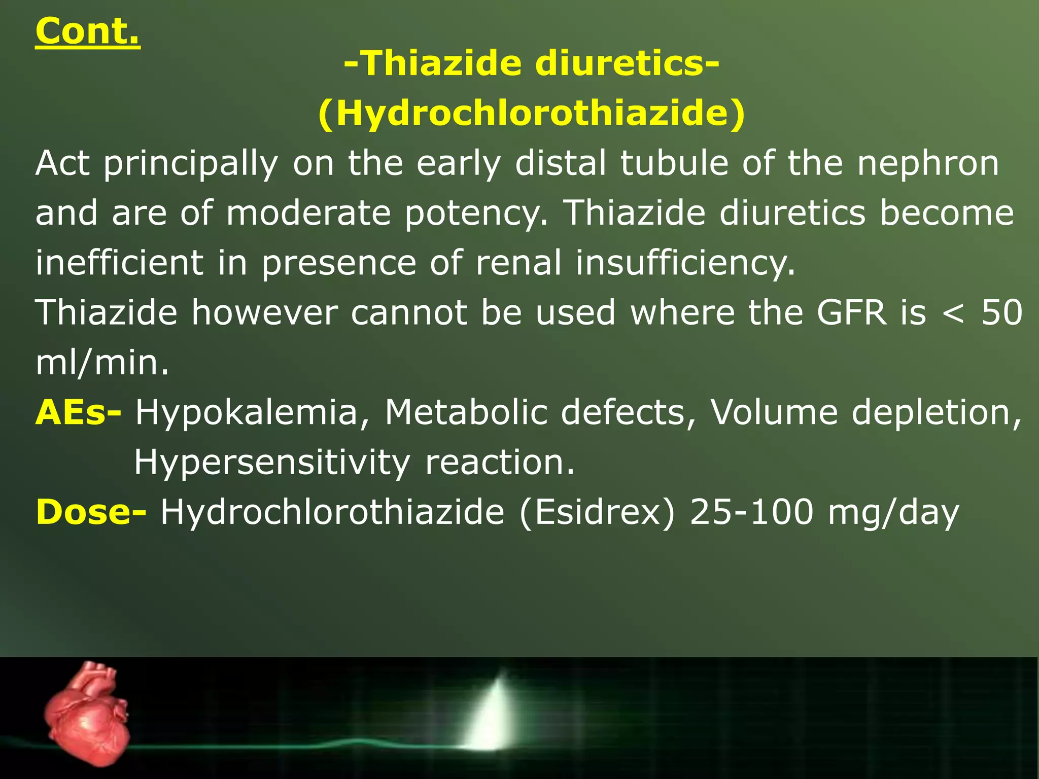 Drugs used in Congestive heart failure | PPTX