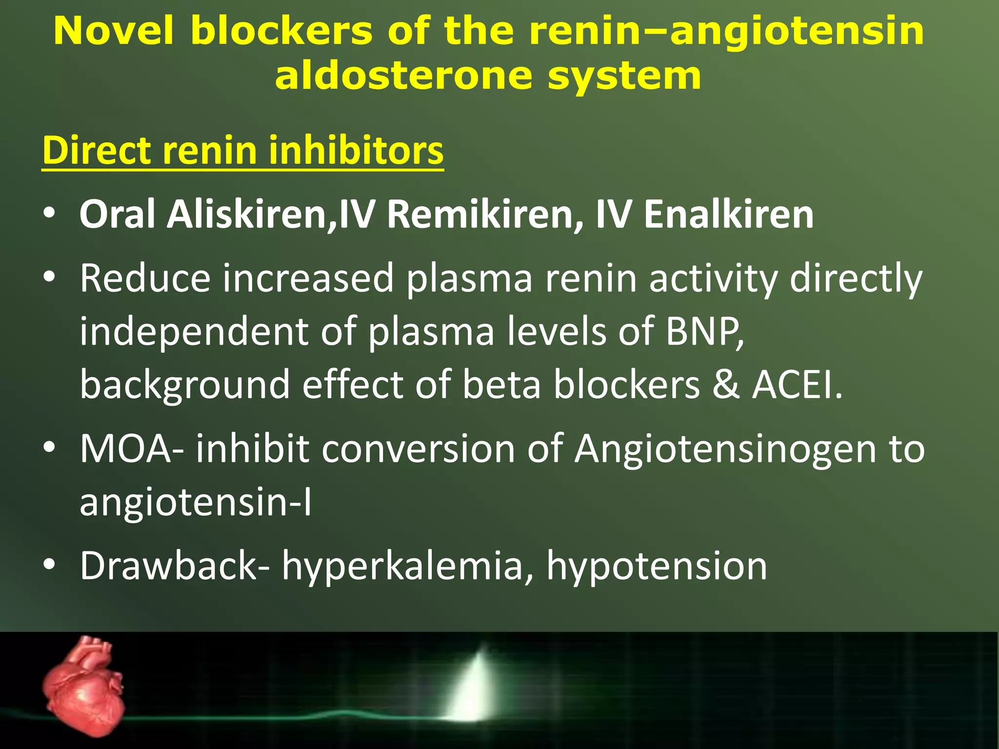 Drugs used in Congestive heart failure | PPTX