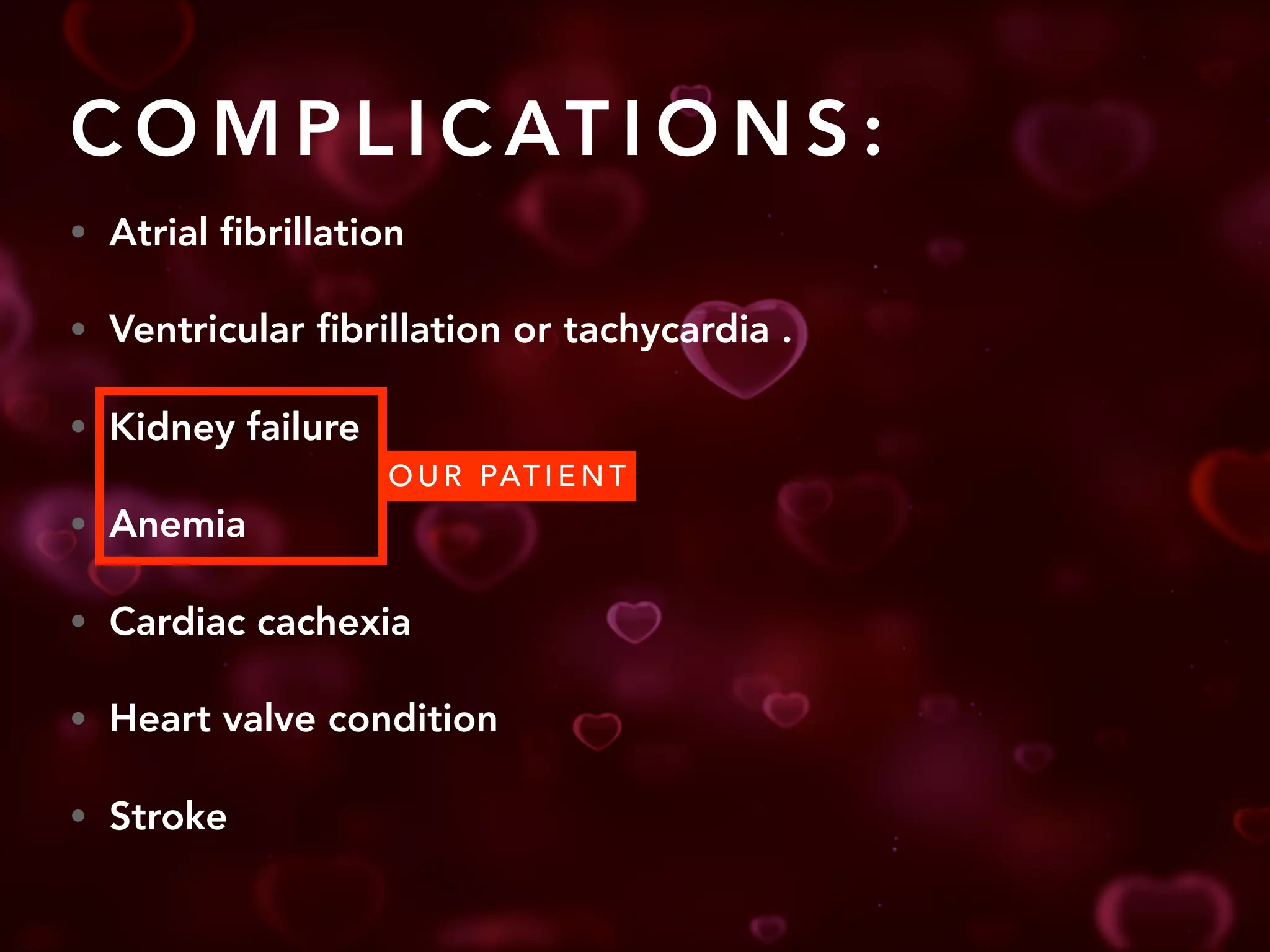 Congestive Heart Failure Case Presentation | PDF
