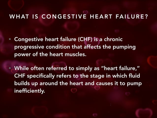 Congestive Heart Failure Case Presentation | PDF