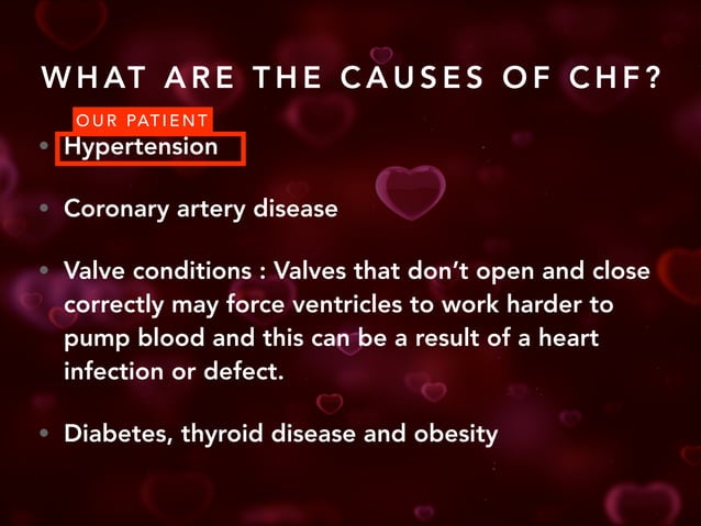 Congestive Heart Failure Case Presentation | PDF