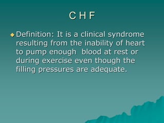 Congestive Heart Failure | PPT | Free Download