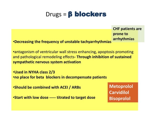 Drugs for congestive heart failure | PPT