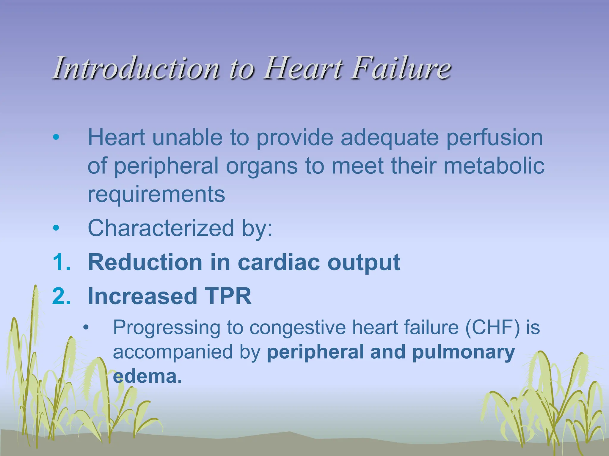 HEART FAILURE: CONGESTIVE CARDIAC FAILURE | PPT