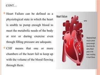 CHF Heart Failure Adult Health Nursing b | PPTX