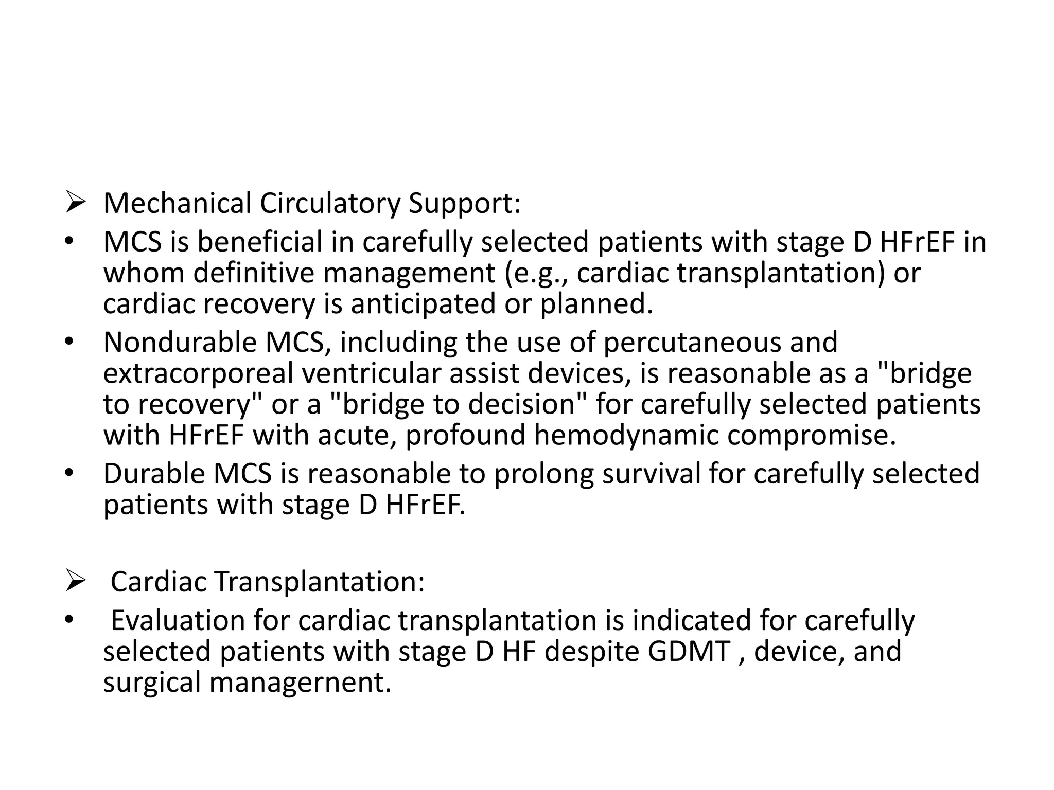 Congestive Heart Failure Latest Guidelines and Recent Advances in Drug ...
