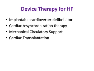 Congestive Heart Failure Latest Guidelines and Recent Advances in Drug ...