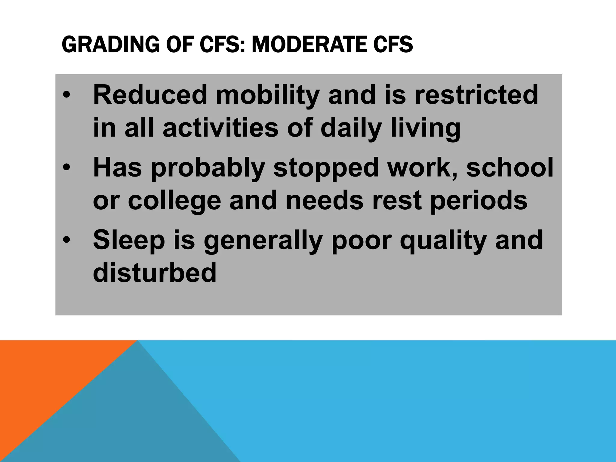 Chronic fatigue syndrome | PPTX