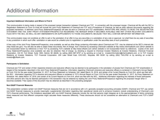 CHFC TCF Merger of Equals Investor Presentation (FINAL) | PPT