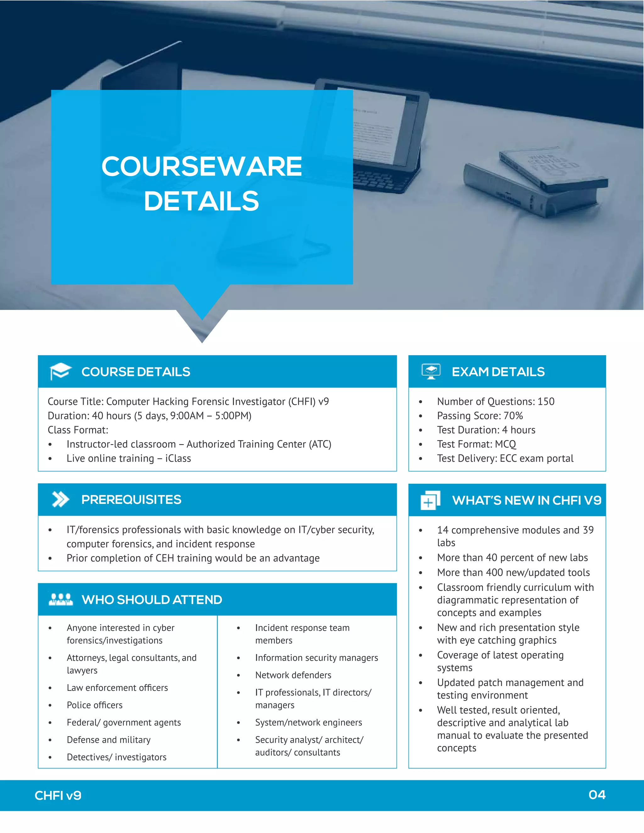 Computer Hacking Forensic Investigator v9 | EC-Council | PDF