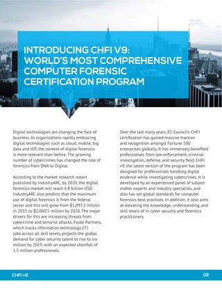 Computer Hacking Forensic Investigator v9 | EC-Council | PDF