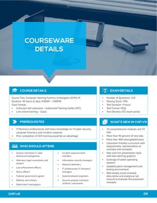 Computer Hacking Forensic Investigator v9 | EC-Council | PDF