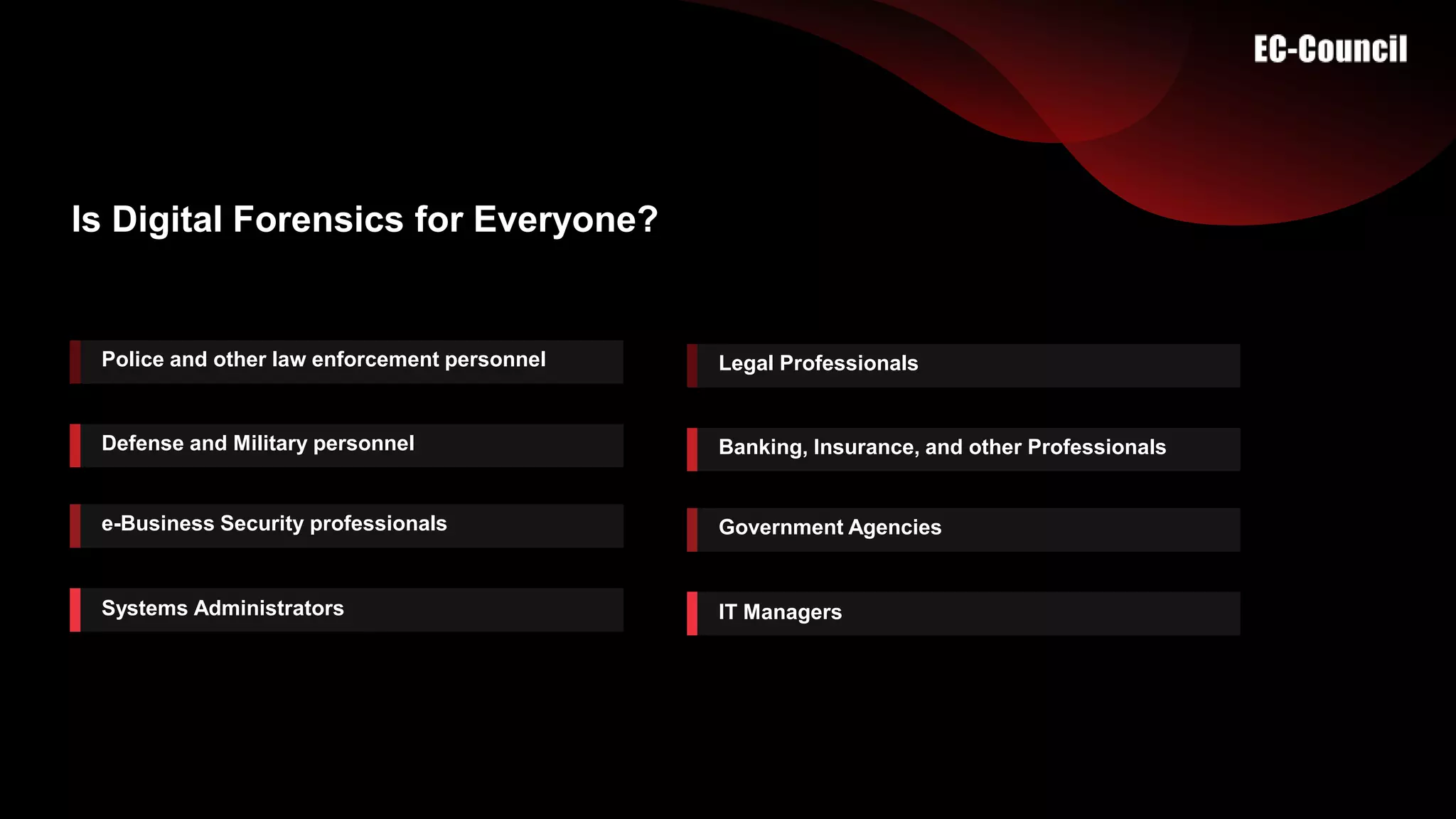 Computer Hacking Forensic Investigator - CHFI | PPTX