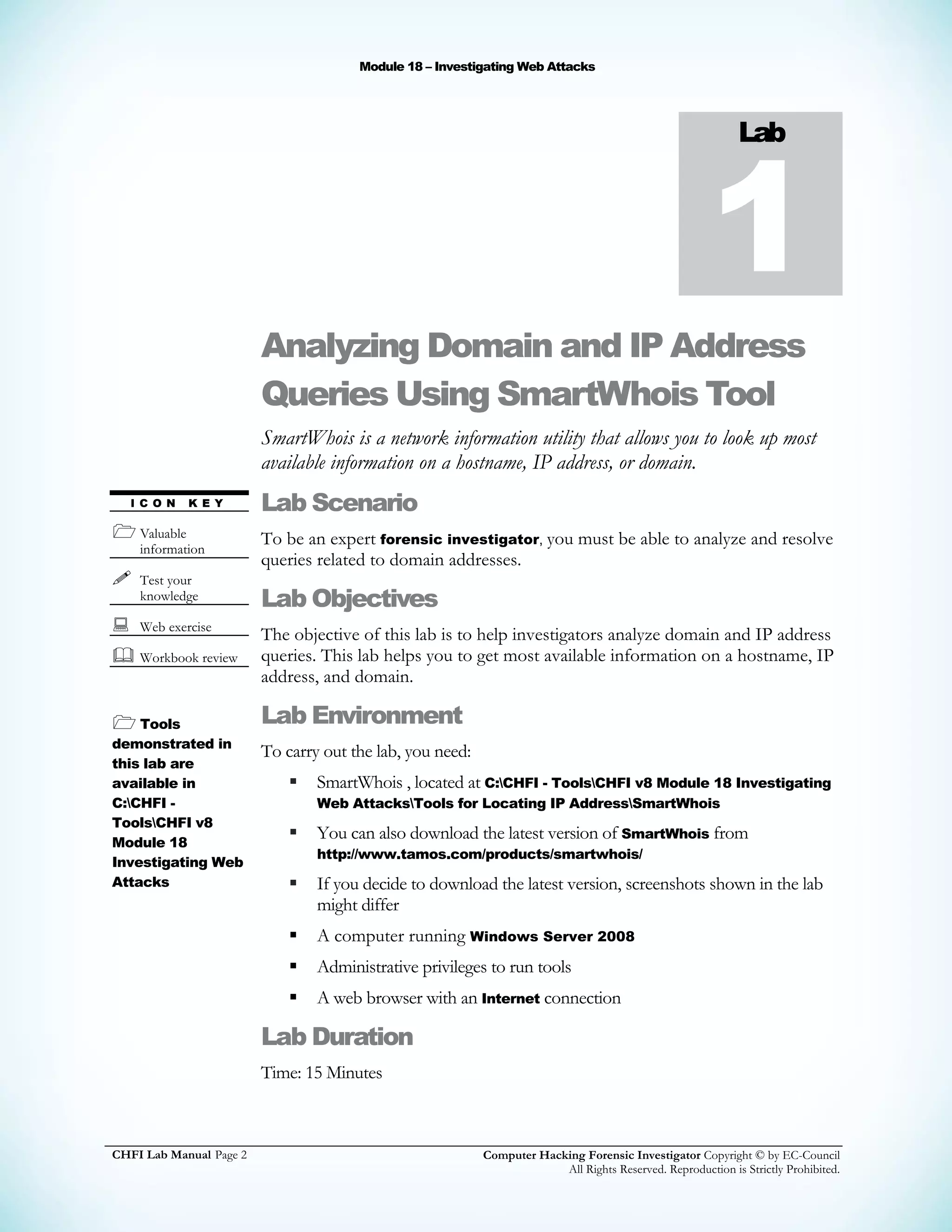 CHFI v8 Module 18 Investigating Web Attacks.pdf