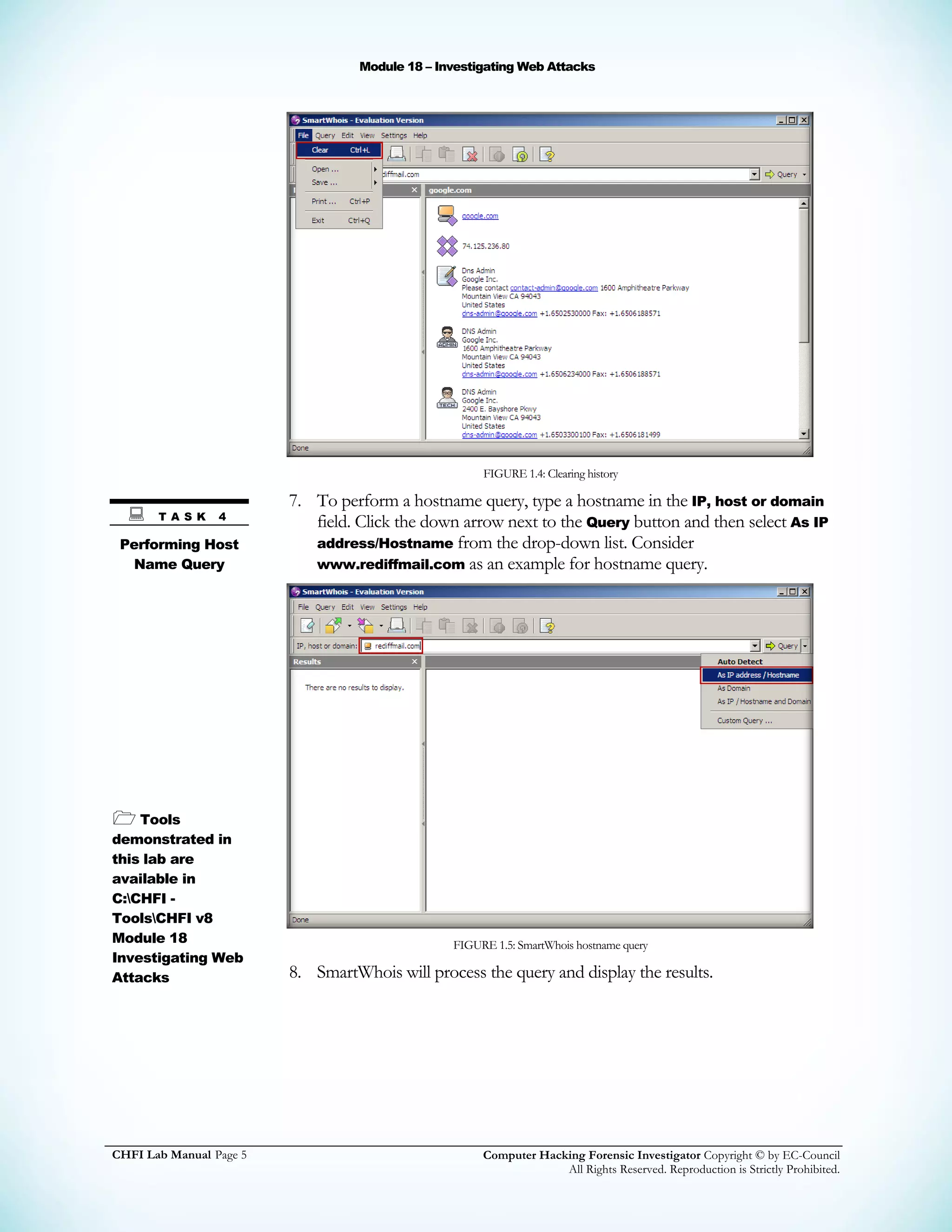 CHFI v8 Module 18 Investigating Web Attacks.pdf