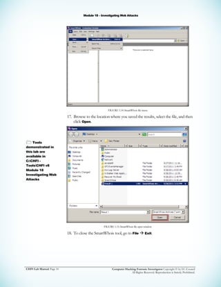 CHFI v8 Module 18 Investigating Web Attacks.pdf