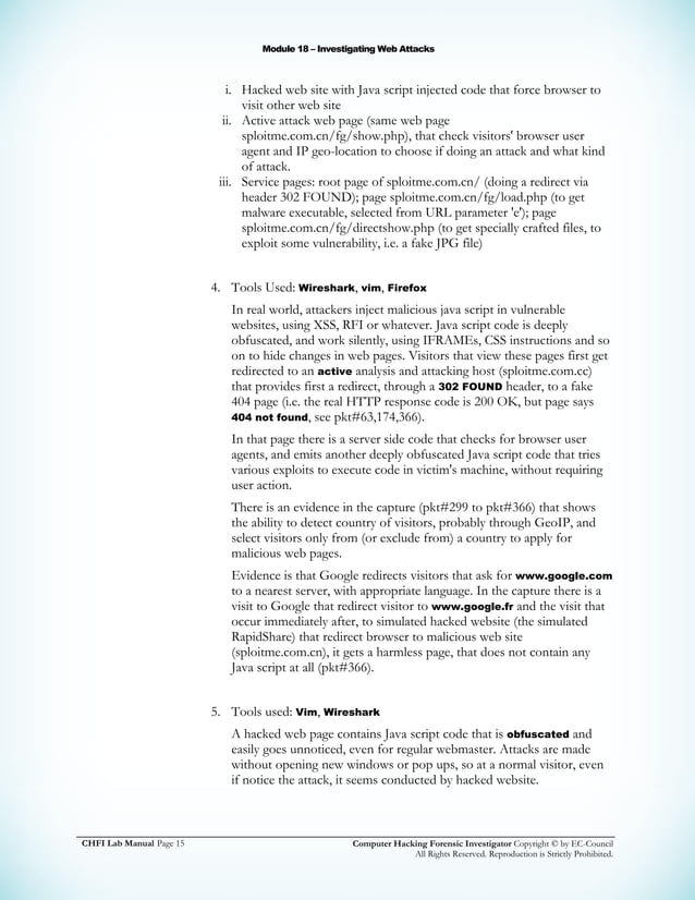 CHFI v8 Module 18 Investigating Web Attacks.pdf