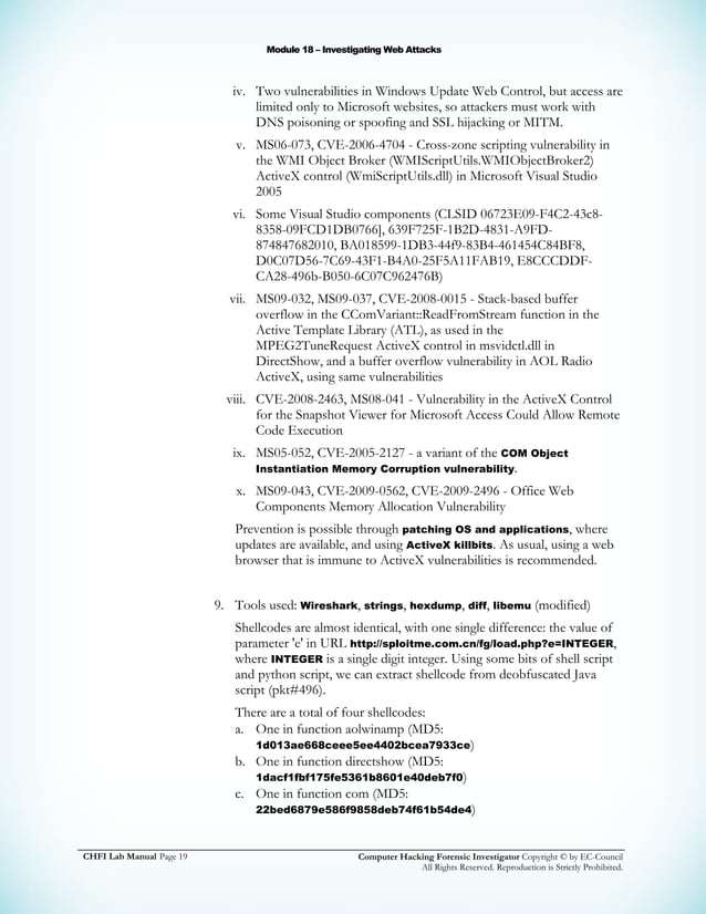 CHFI v8 Module 18 Investigating Web Attacks.pdf