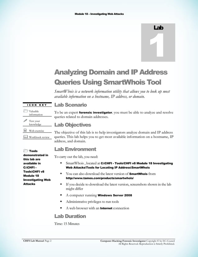 CHFI v8 Module 18 Investigating Web Attacks.pdf