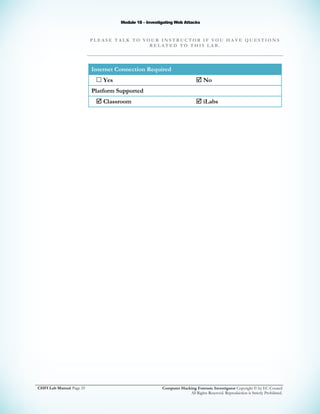 CHFI v8 Module 18 Investigating Web Attacks.pdf