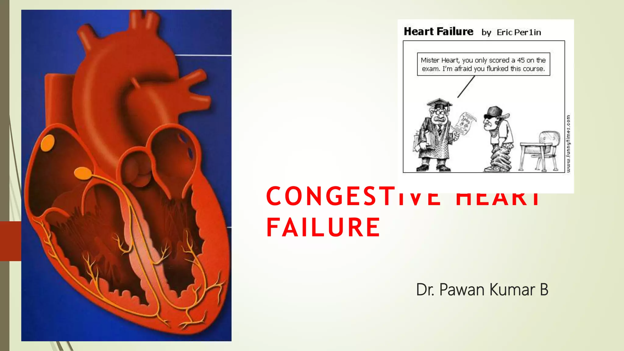 Congestive Heart Failure and Drugs used in CCF by Dr. Pawan | PPT