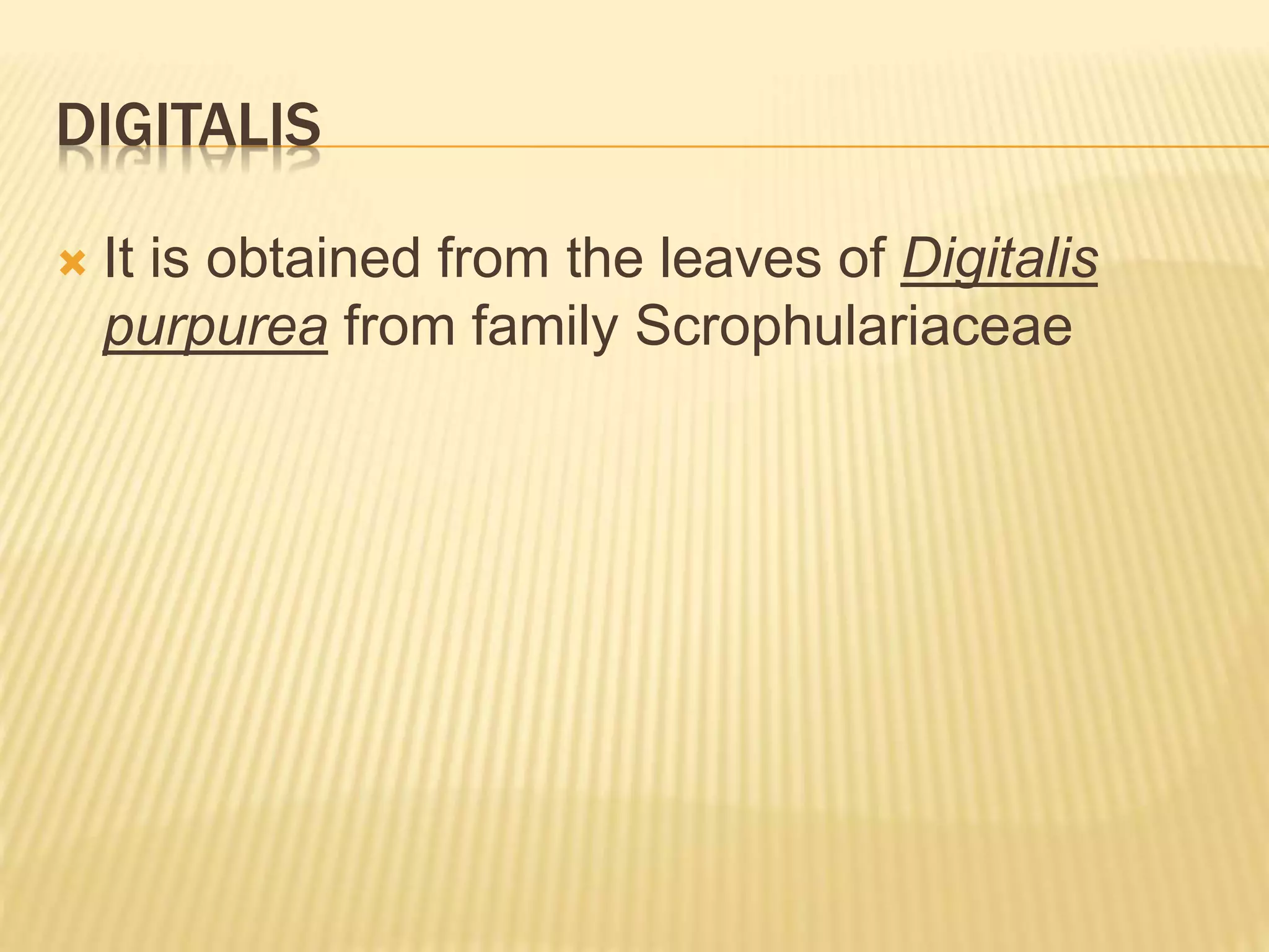 Chf pharmacology of digitalis | PPTX