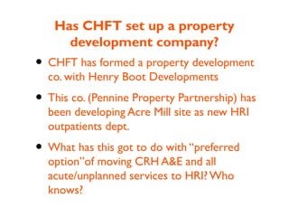 Chft strategic outline case q&a | PPT
