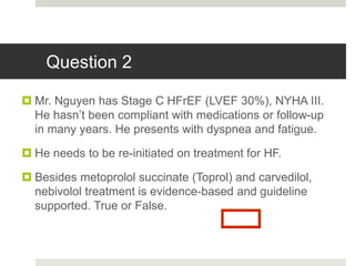 Medical Management of Heart Failure in the Clinic | PPT