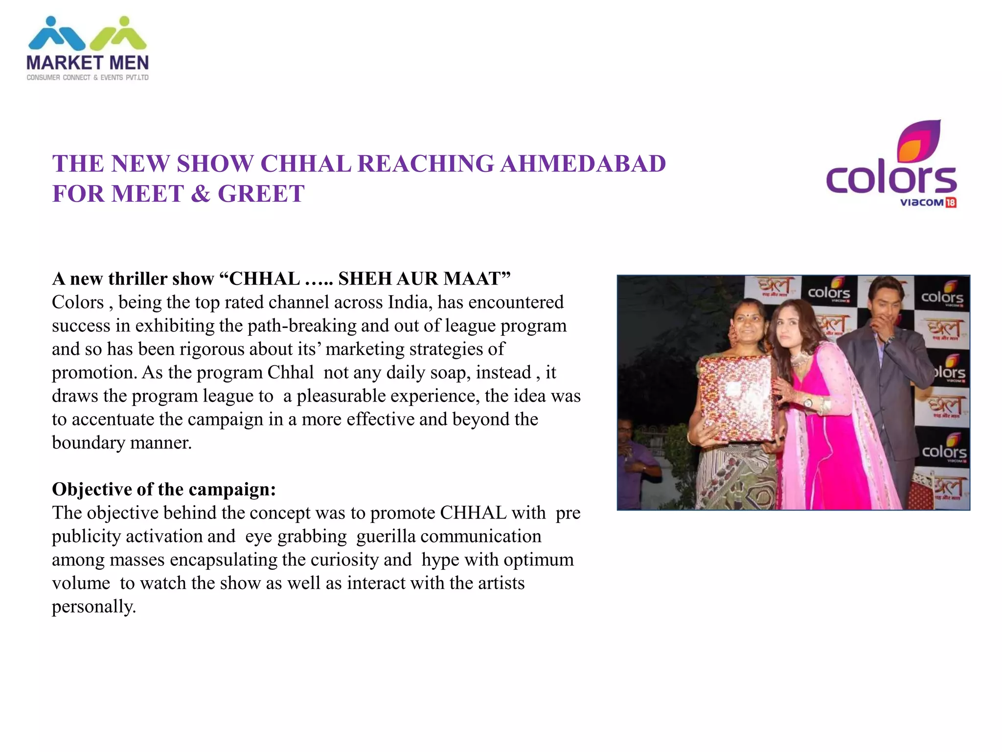 Chhal Sheh aur Maat @ colors case study | PPT