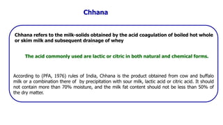Chhana | PPT