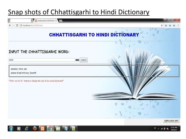 Machine Translation System: Chhattisgarhi to Hindi | PPT