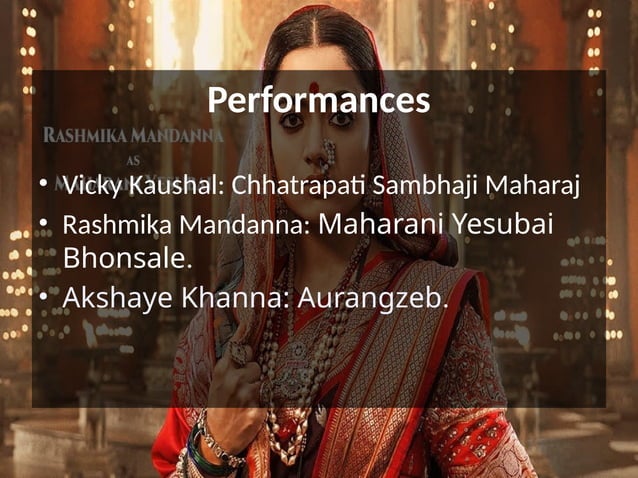 CHAVVA Movie Review ppt to be needed by any student bollywood film ...