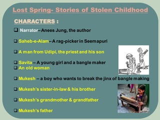 Chhavi Samriya,12Sci.Lost Springpowerpoint | PPT