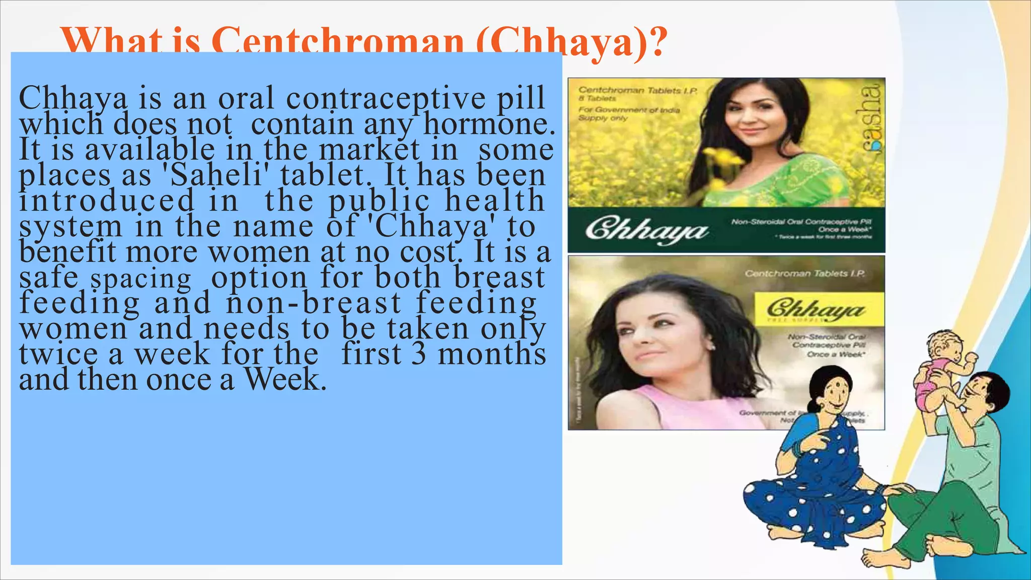 Centchroman Tablets I.P.( Chhaya) Oral Contraceptive Pills | PDF