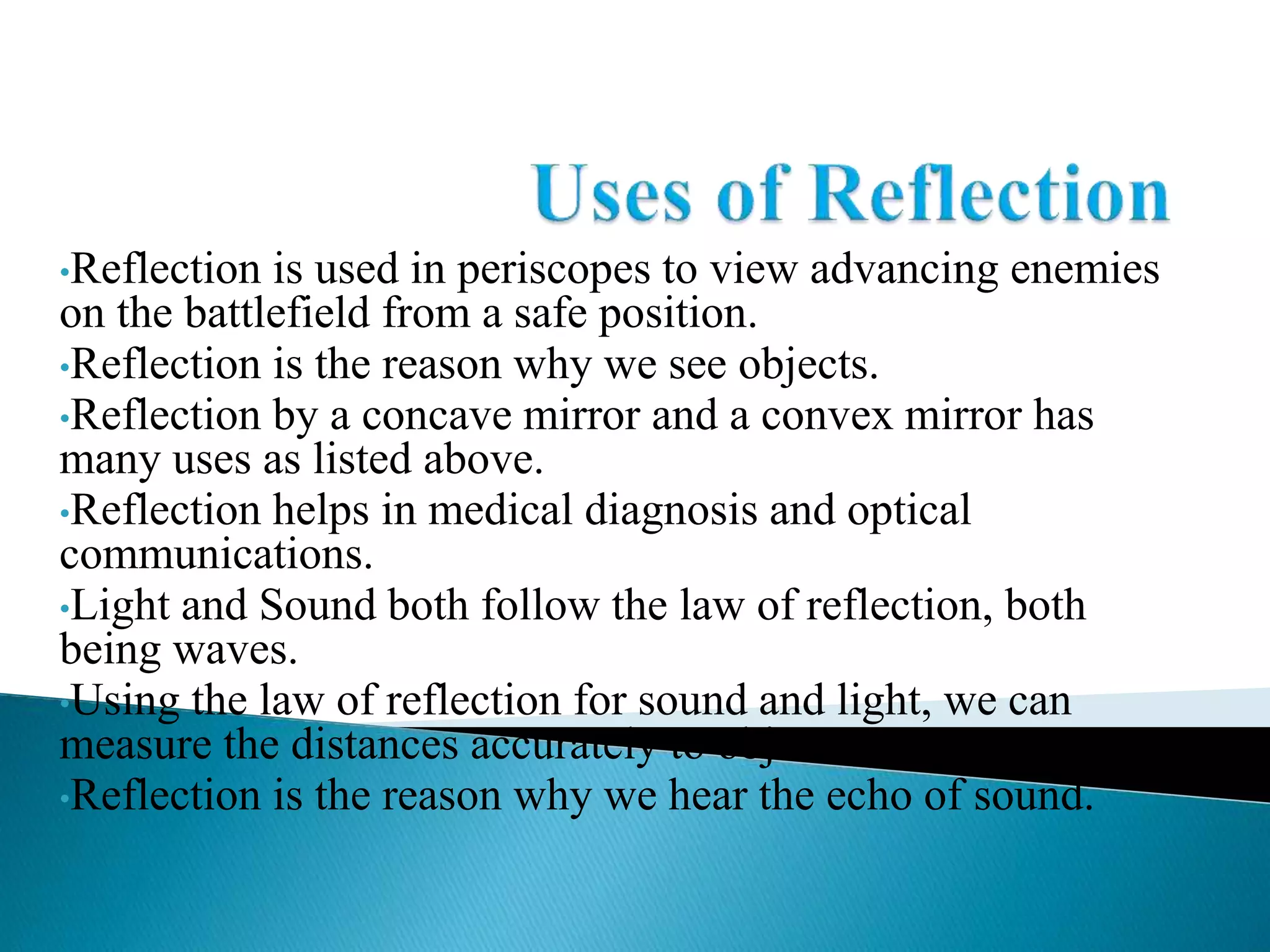 Light-Laws of Reflection | PPTX