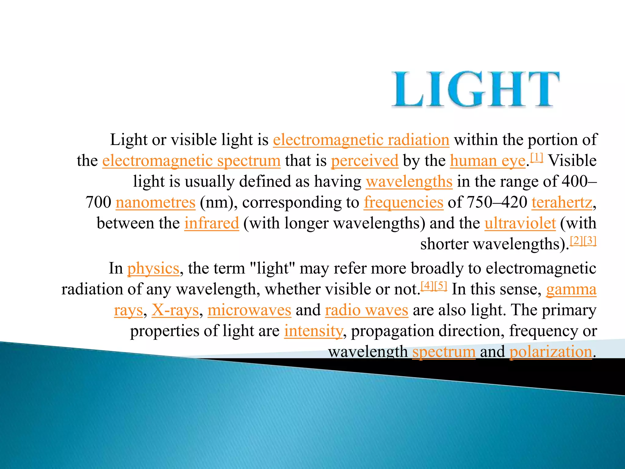 Light-Laws of Reflection | PPTX