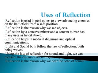 Light-Laws of Reflection | PPTX