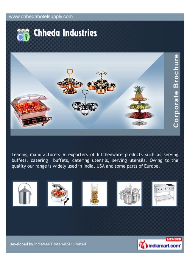 Chheda Industries, Chennai, Double Wall Ice Pail | PDF