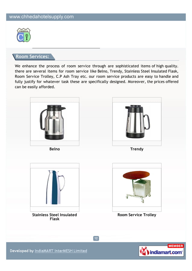 Chheda Industries, Chennai, Double Wall Ice Pail | PDF