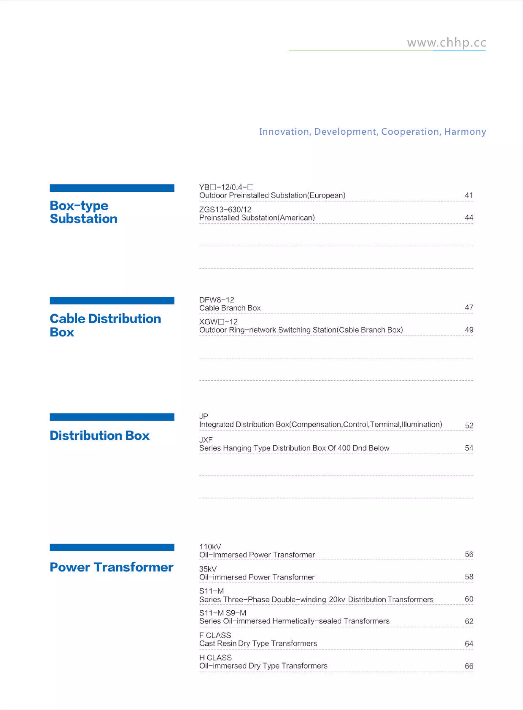 Chhp product selection guide | PDF