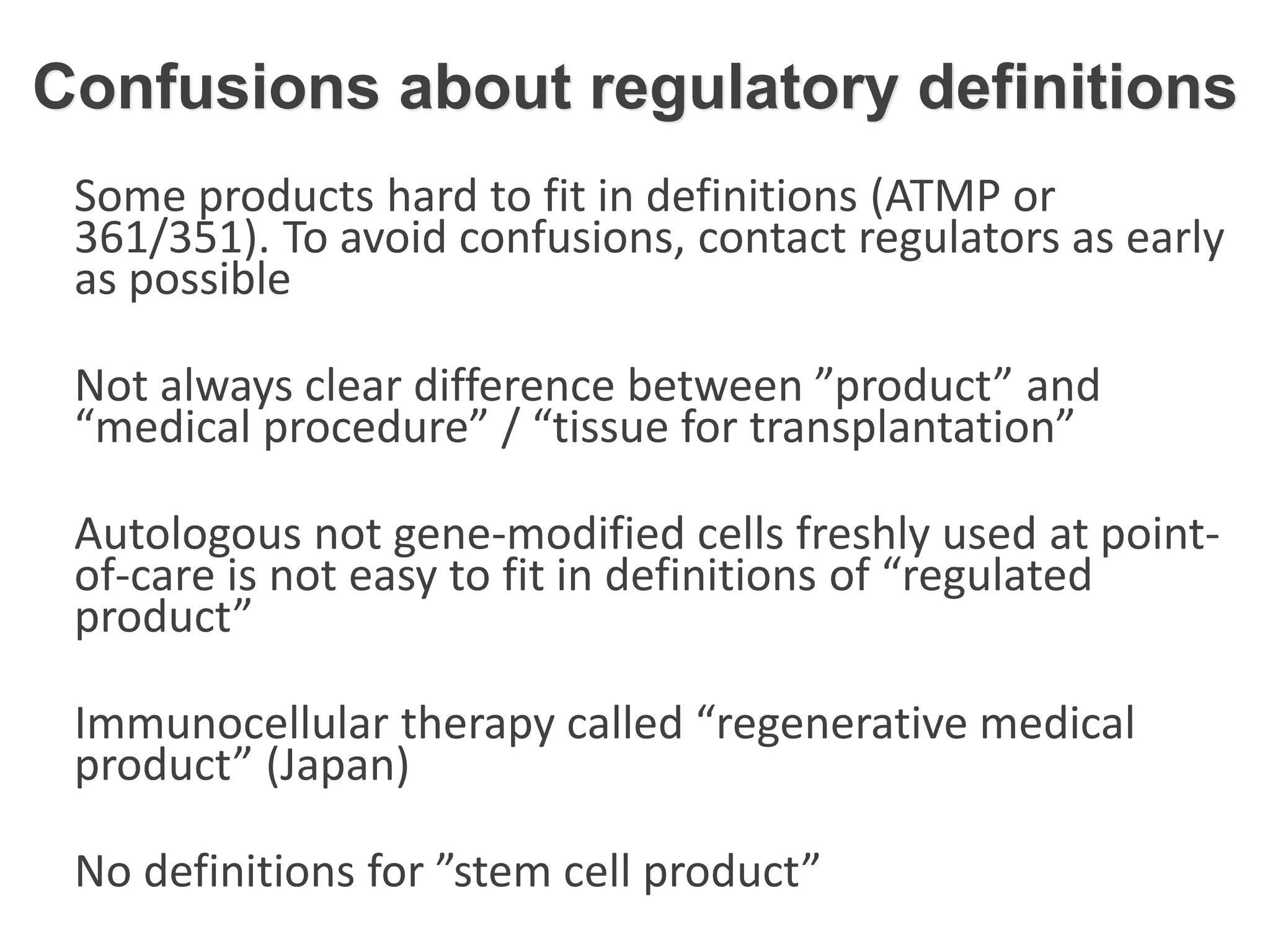 Cell Therapy - Definitions and Classifications | PPTX