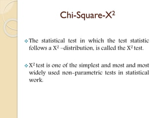 Chi square | PPT