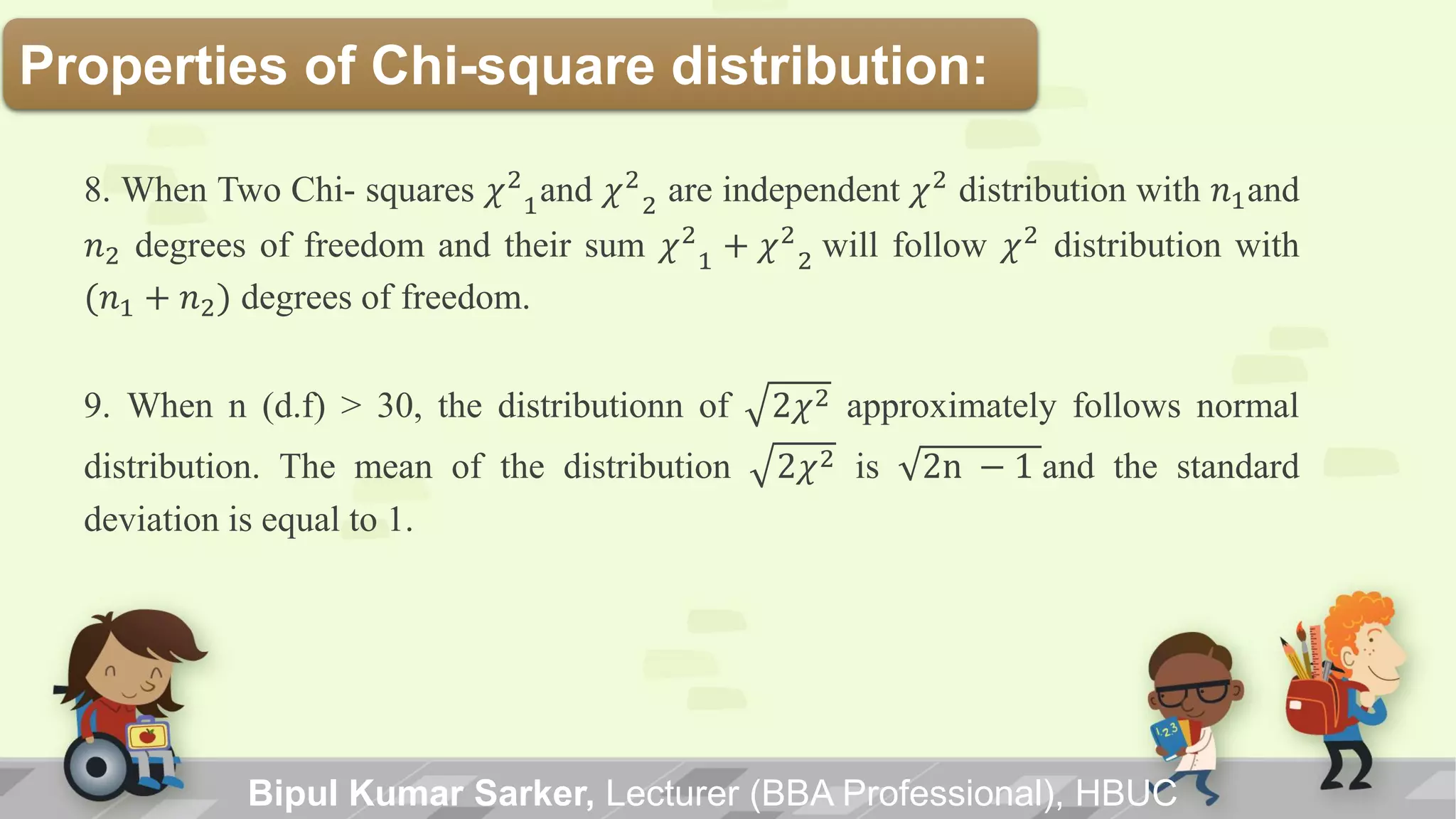 Chi-square distribution | PDF