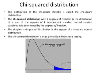 Chi squared test | PPTX